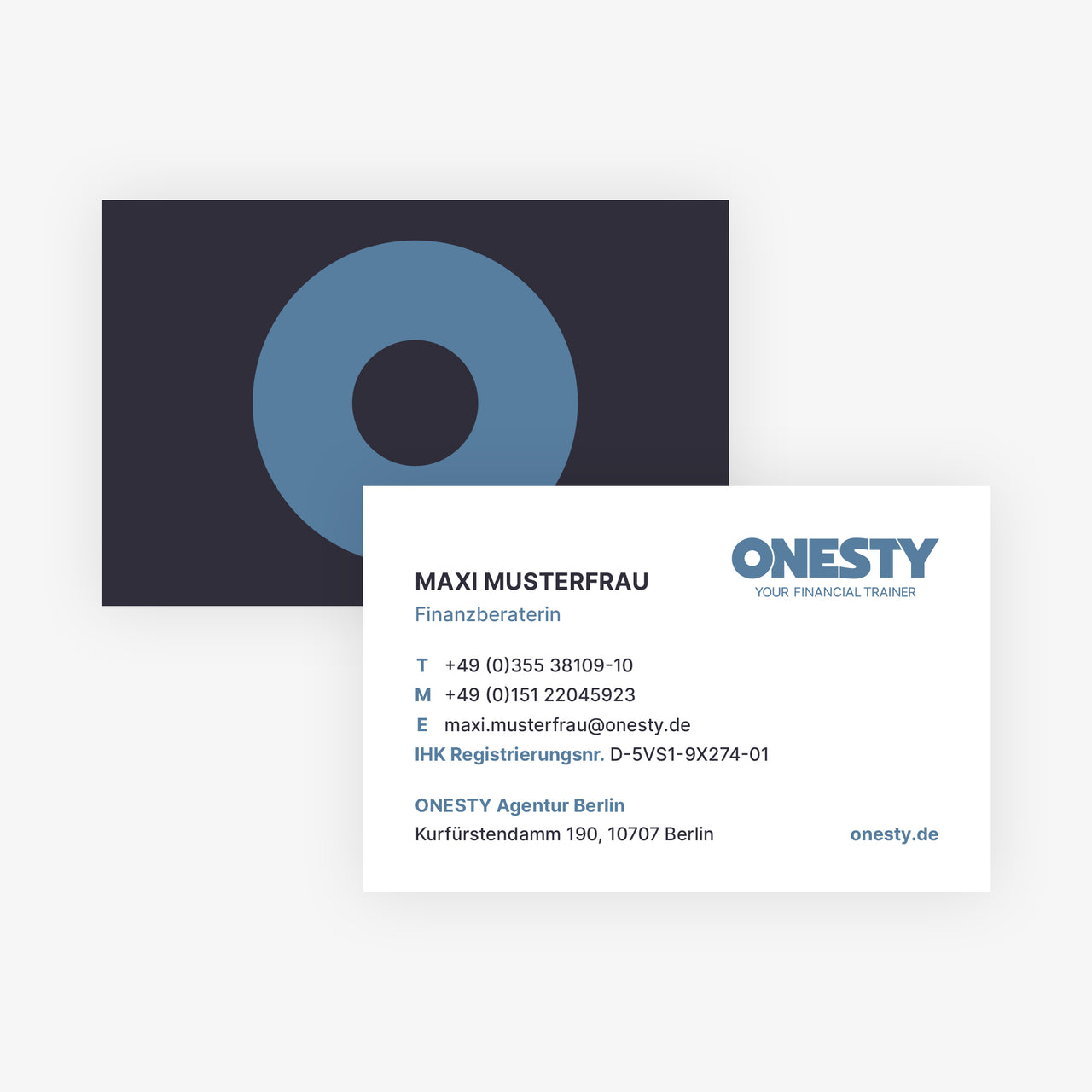 Visitenkarten – ONESTY Shop